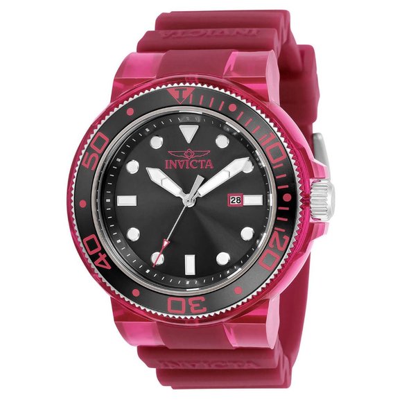 Invicta | Accessories | Invicta Pro Diver 55 Mm Anatomic Mens Burgundy ...